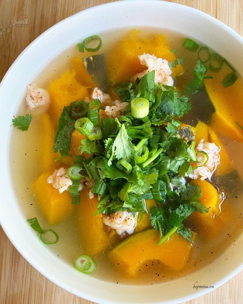 2 Cách Làm Canh Bí Đỏ Nấu Tôm Ngon Mát Lại Bổ Dưỡng