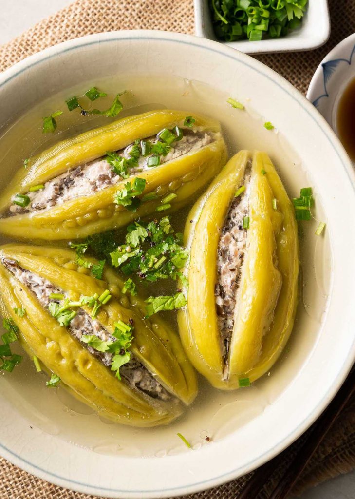 Cách Làm Canh Mướp Đắng Nhồi Thịt Ngon Không Đắng