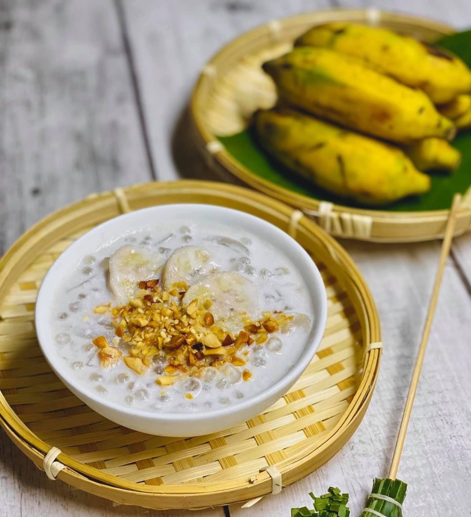 Cách Nấu Chè Chuối Chưng Cốt Dừa Thơm Béo Ăn Là Mê